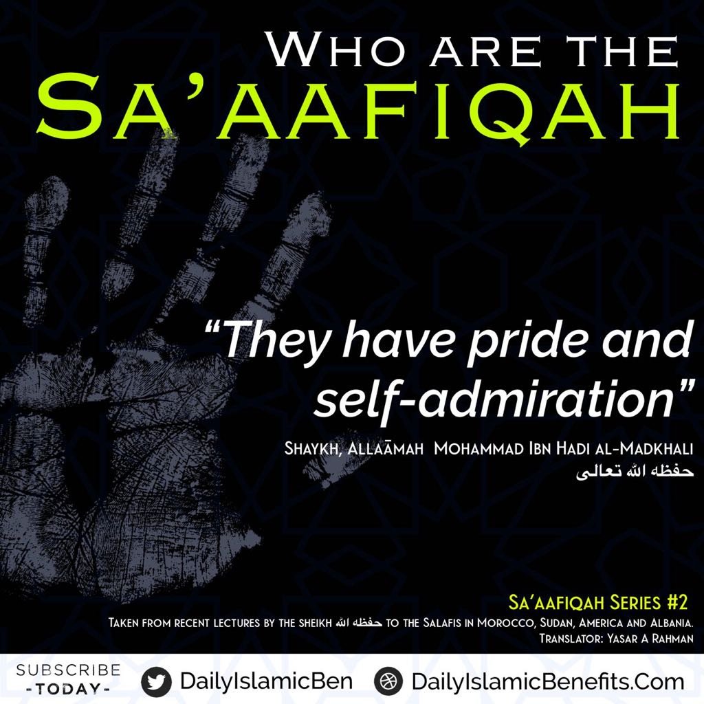 Who are the Sa’aafiqah – Shaykh Muhammad Ibn Hadi al-Madkhali